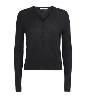 Vince Cashmere-silk Cardigan - Black