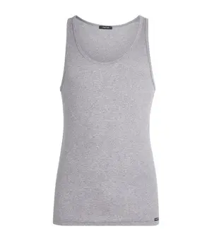 TOM FORD Ribbed Tank Top - Grey