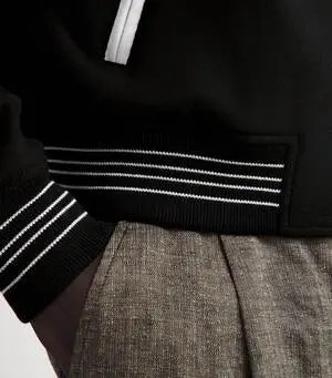 Amiri Wool Bones Varsity Jacket