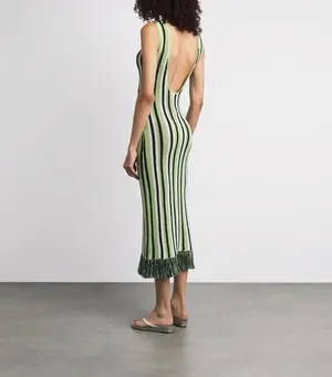 Escvdo Fringe Misti Midi Dress