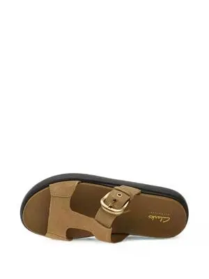 Clarks Aristella West Buckle-fastening Flat Sandals