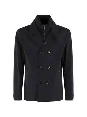 MOORER Volmer-kn Double-breasted Padded Jacket - Blue