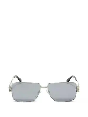 Palm Angels Imperial Rectangle-frame Sunglasses - Silver