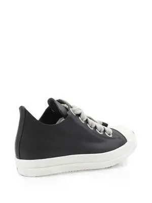 Rick Owens Oversized-lace Leather Sneakers