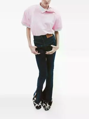 A.W.A.K.E. Mode Side-slit Flared Jeans