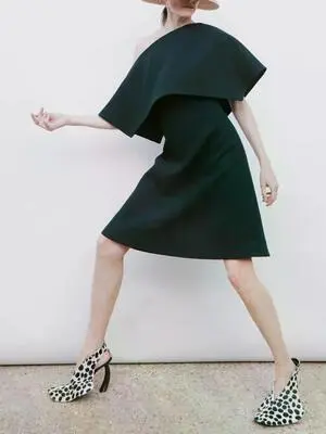 A.W.A.K.E. Mode One-shoulder Mini Dress