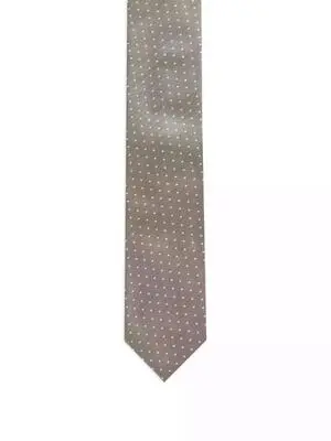 TOM FORD Polka-dot Silk Tie - Grey