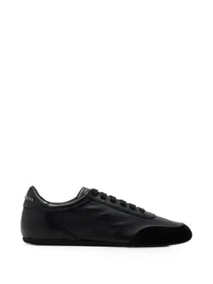 Dolce & Gabbana Panelled Leather Sneakers - Black