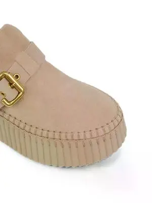 Chloé Nama Wedge Mules