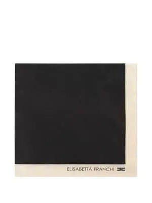 Elisabetta Franchi Silk Scarf - Black