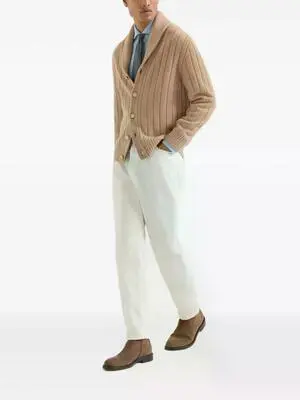 Brunello Cucinelli Cashmere Ribbed Cardigan