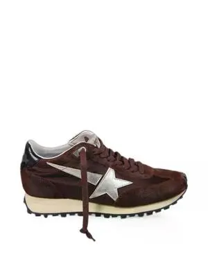 GOLDEN GOOSE Marathon Star-patch Sneakers - Brown