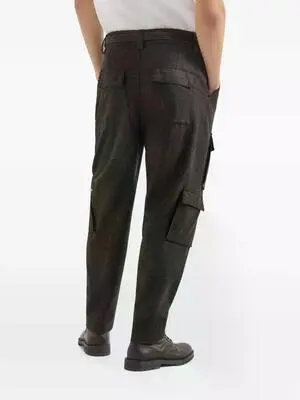 Brunello Cucinelli Virgin Wool Flannel Cargo Trousers
