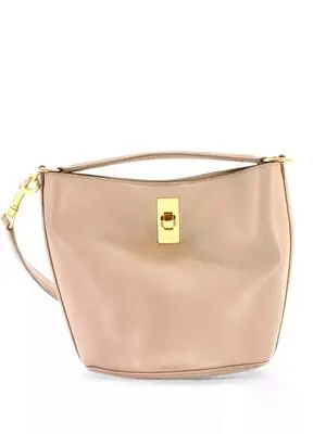 Celine 16 Bag Leather Teen Bucket Bag - Neutrals