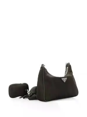 Prada Re-edition 2005 Shoulder Bag Tessuto Small Crossbody Bag - Green