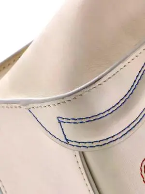 Celine Luggage Bag Smooth Leather Nano Crossbody Bag - White