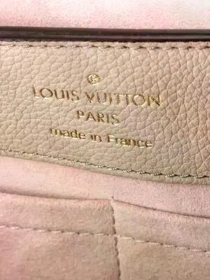 LOUIS VUITTON Lockme Ever Leather Mm Satchel - Neutrals
