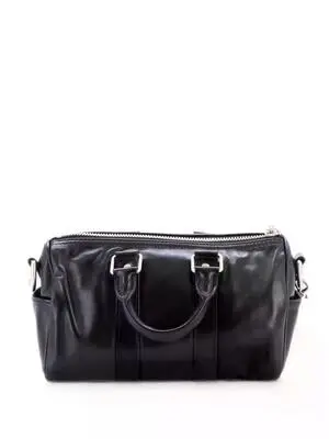 LOUIS VUITTON Keepall Cargo Bandouliere Bag Calfskin With Monogram Leather 25 Travel Bag - Black