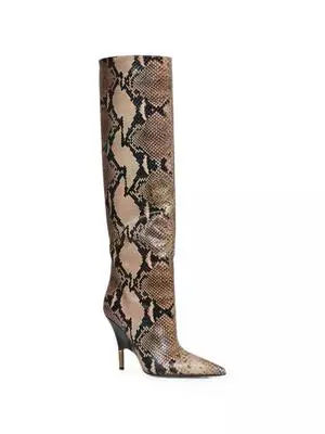 Khaite Empire Python-embossed Boots