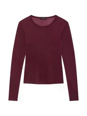 ANINE BING Sylvie Long-sleeve T-shirt Fig