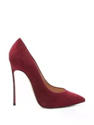 Casadei Blade Suede Pumps - Red