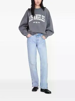 ANINE BING Los Angeles University Washed Sweatshirt