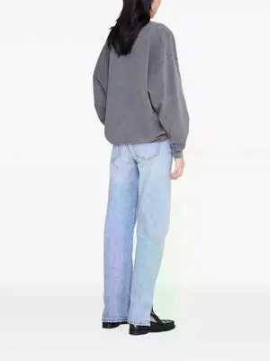 ANINE BING Los Angeles University Washed Sweatshirt - Grey