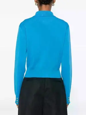 Sandro Button-down Shirt-collar Cardigan