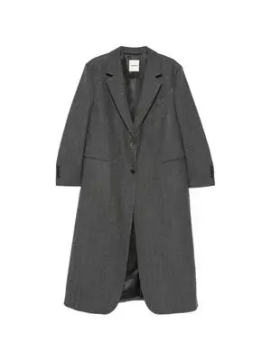 Sandro Rhinestone-embellished Herringbone Coat