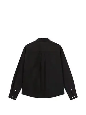 STUDIO TOMBOY Embroidered Long-sleeve Shirt - Black