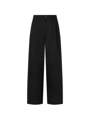 STUDIO TOMBOY Semi-oversized Pleated Trousers - Black