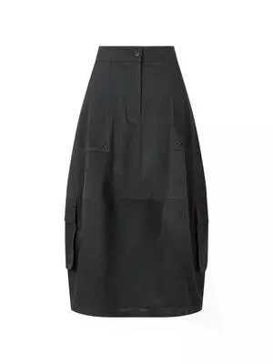 STUDIO TOMBOY Cotton Cargo Skirt - Grey