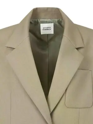 STUDIO TOMBOY Single-breasted Layered-sleeve Blazer