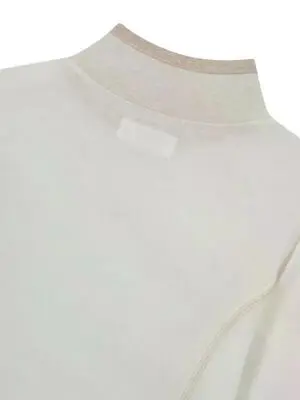 STUDIO TOMBOY Button-details High-neck Long-sleeve T-shirt