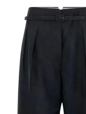 Prada Belted Pleated Trousers