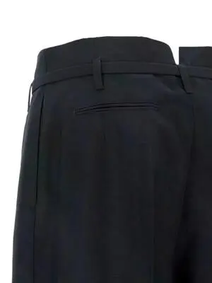 Prada Belted Pleated Trousers