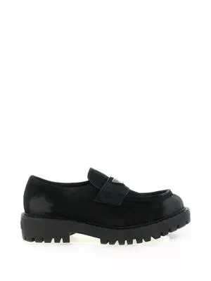 Prada Suede Loafers - Black