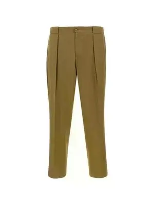 BRIGLIA 1949 Pleated Virgin-wool Trousers - Neutrals