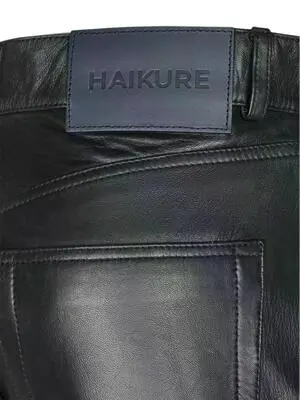 HAIKURE Leather Flared Trousers