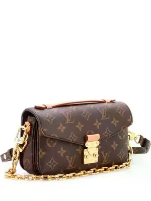 LOUIS VUITTON Pochette Metis Monogram Canvas East West Crossbody Bag - Brown