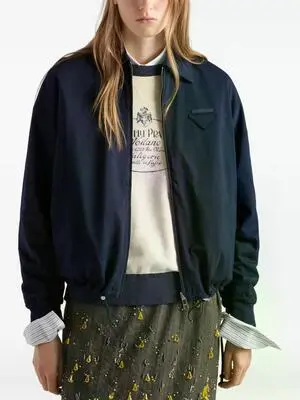 Prada Cotton Crew-neck Sweatshirt - Neutrals