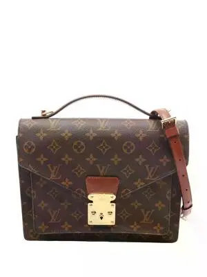 LOUIS VUITTON Monogram Monceau 28 Satchel