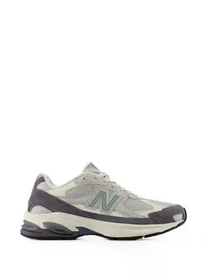 NEW BALANCE Suede-panelled Mesh Sneakers - Neutrals