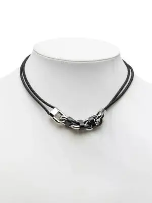 Hermès Swift Leather Chaine Maillon Double Tour Necklace