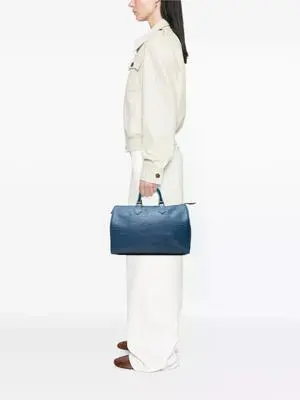 LOUIS VUITTON Epi Speedy 35 Boston Bag - Blue