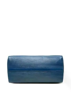 LOUIS VUITTON Epi Speedy 35 Boston Bag - Blue