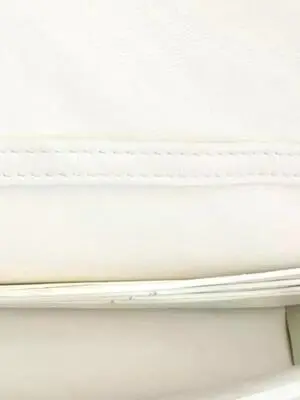 Fendi Zucca Embossed Leather Baguette Wallet On Chain Satchel