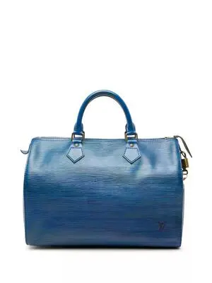 LOUIS VUITTON Epi Speedy 30 Boston Bag - Blue