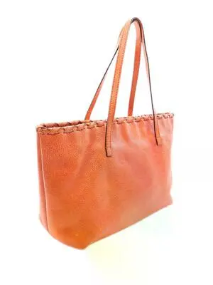 Gucci Calfskin Bamboo Tassel Tote Bag