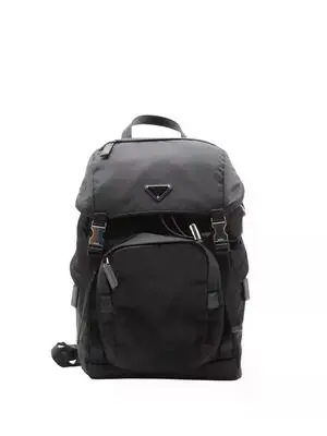 Prada 2013-2026 Saffiano Trimmed Tessuto Backpack